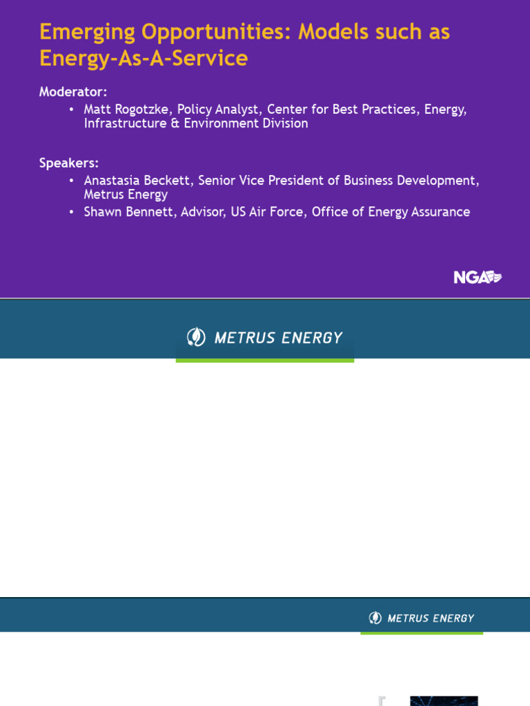 Energy Efficiency as a Service Overview | PDF | Sustainable ...