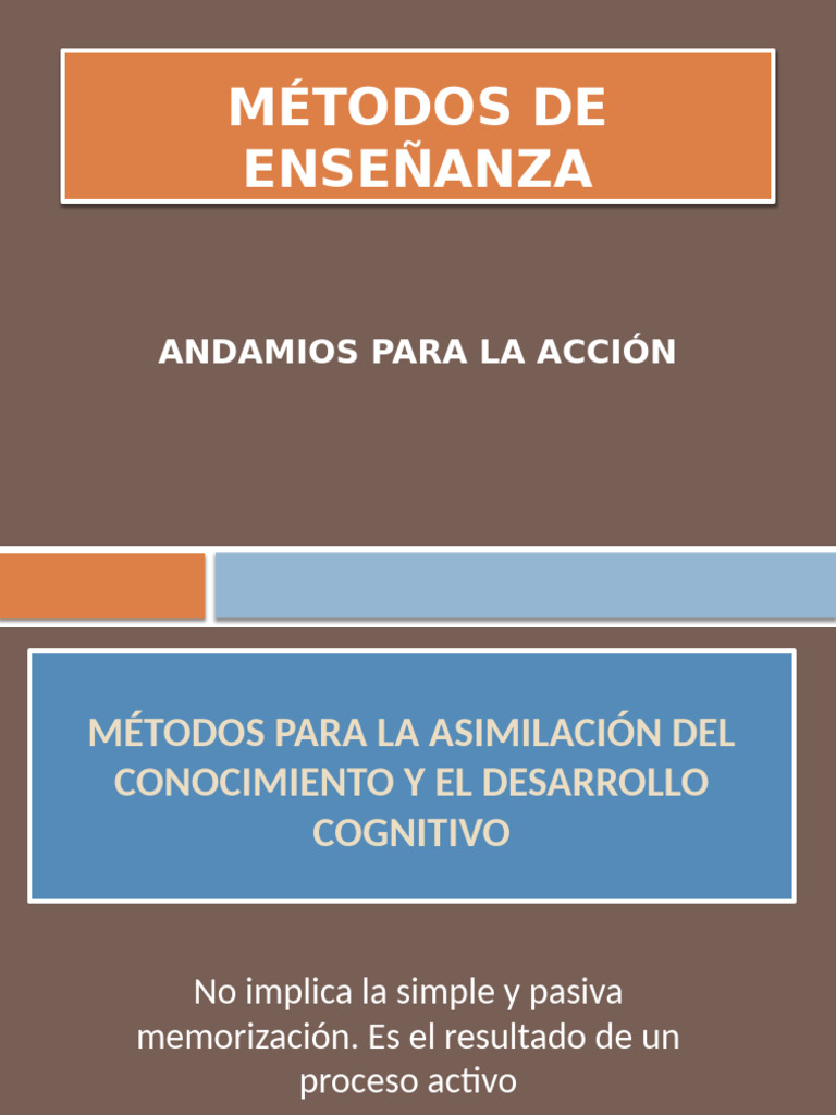 MÉTODOS DE ENSEÑANZA. Davini | PDF | Pensamiento | Maestros