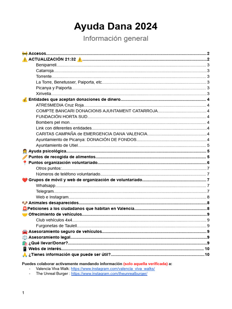 Ayuda Dana 2024. Información General. | PDF | Hogar, jardinería y bricolaje