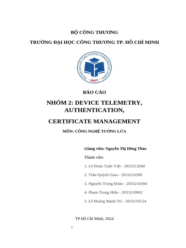 Nhom2 Congnghetuonglua | PDF