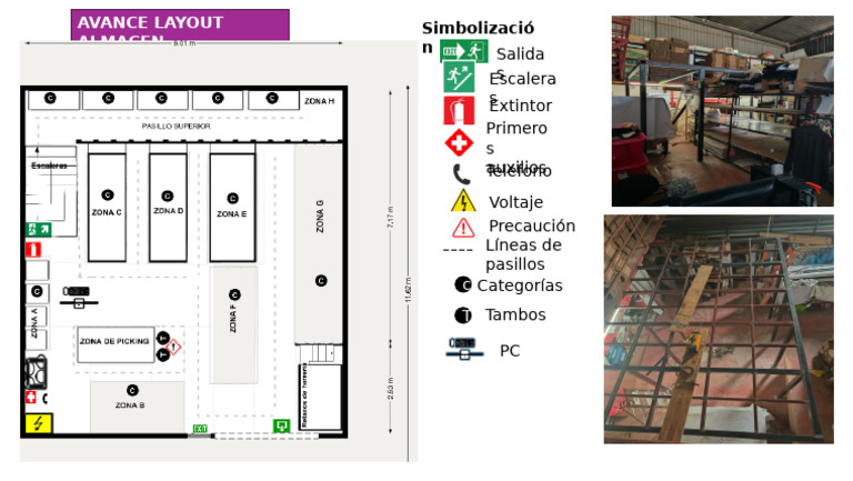 Avance Layout Almacen | PDF