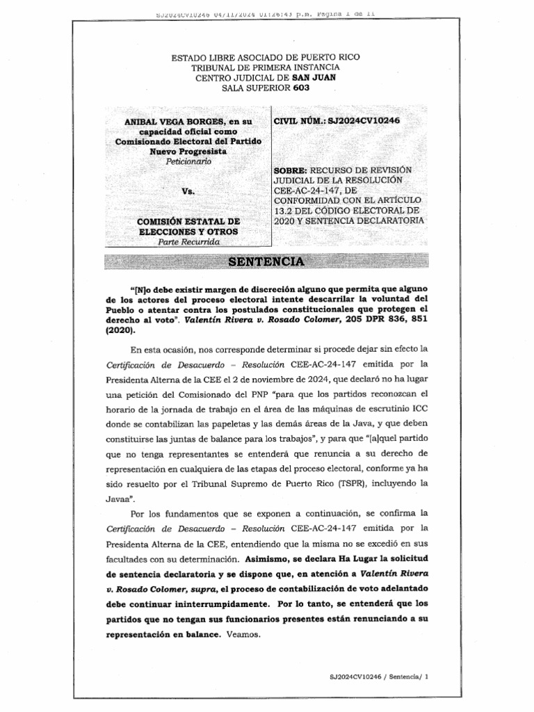 Documento judicial | PDF | Judicaturas | Sentencia (ley)