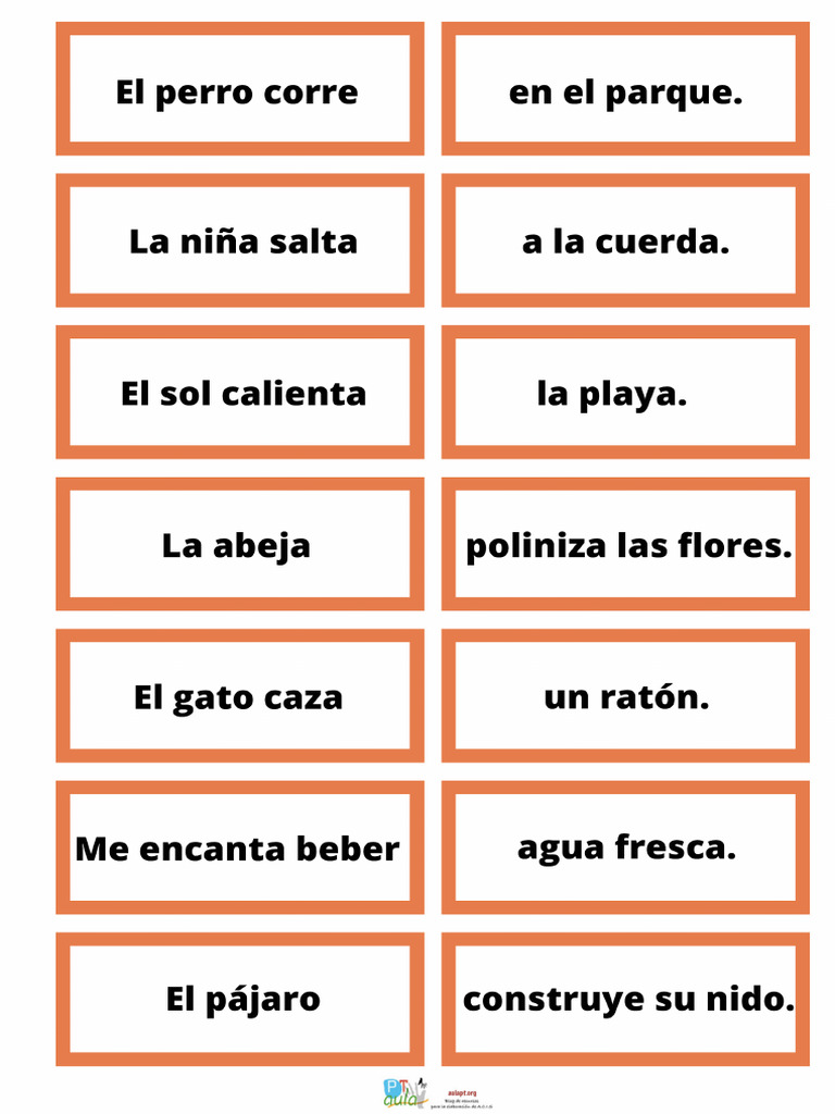 Forma Frases 2 | PDF