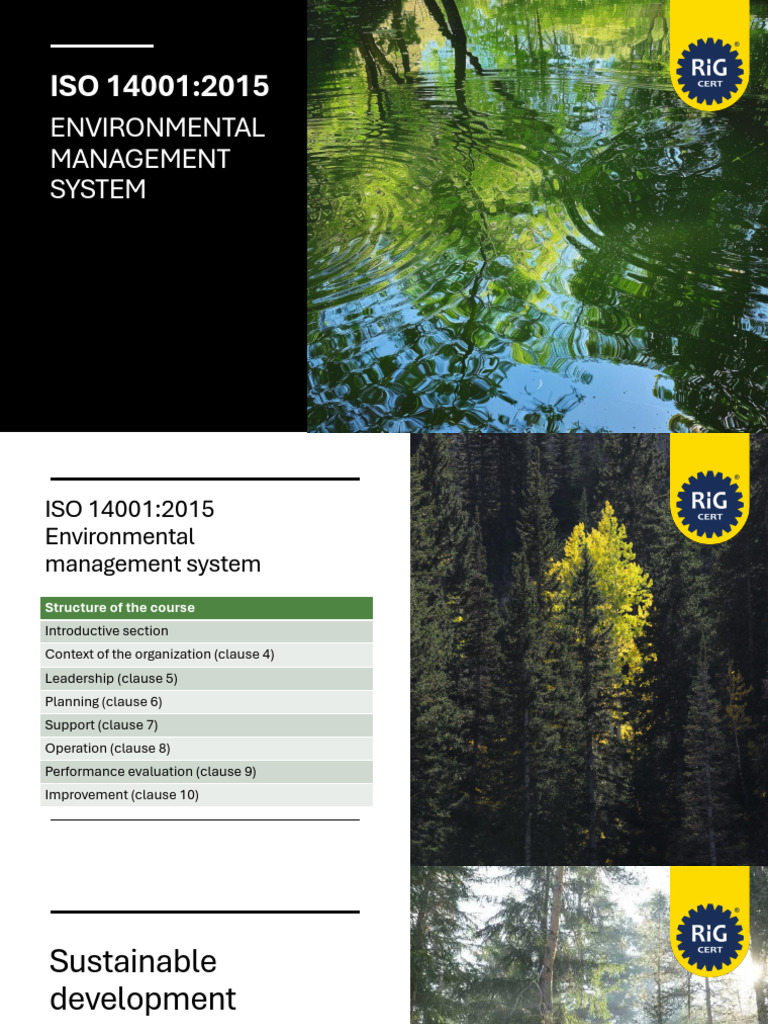 Iso 14001 2015 Environmental Management System Pdf Audit Internal