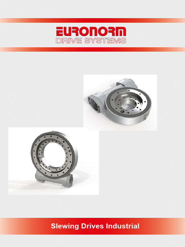 Euronorm Slewing Drives Overview | PDF | Screw | Mechanical Engineering