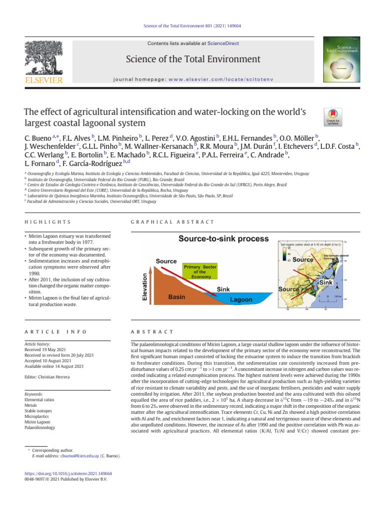 Bueno 2021a | PDF | Earth Sciences | Systems Ecology