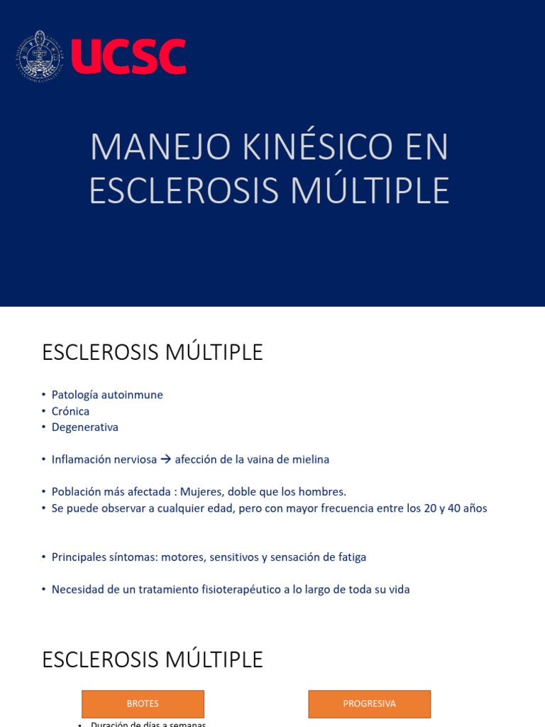 Esclerosis Múltiple | PDF | Esclerosis múltiple | Medicina CLINICA