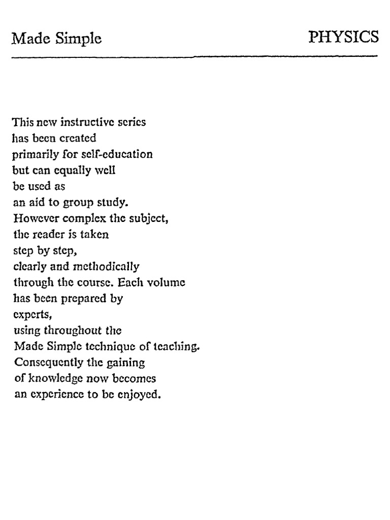 2015.140722.physics Made Simple | PDF