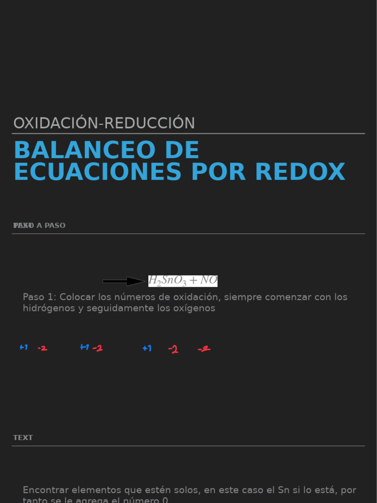 REDOX | PDF
