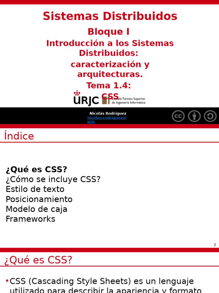 Tema 1.4 - CSS | PDF | Programación de computadoras | Hojas de estilo en cascada