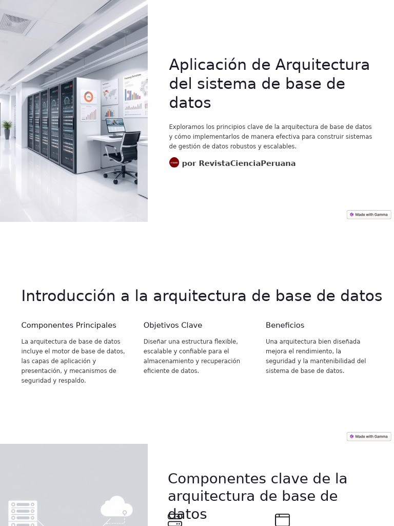 Aplicacion de Arquitectura Del Sistema de Base de Datos | PDF | Bases ...