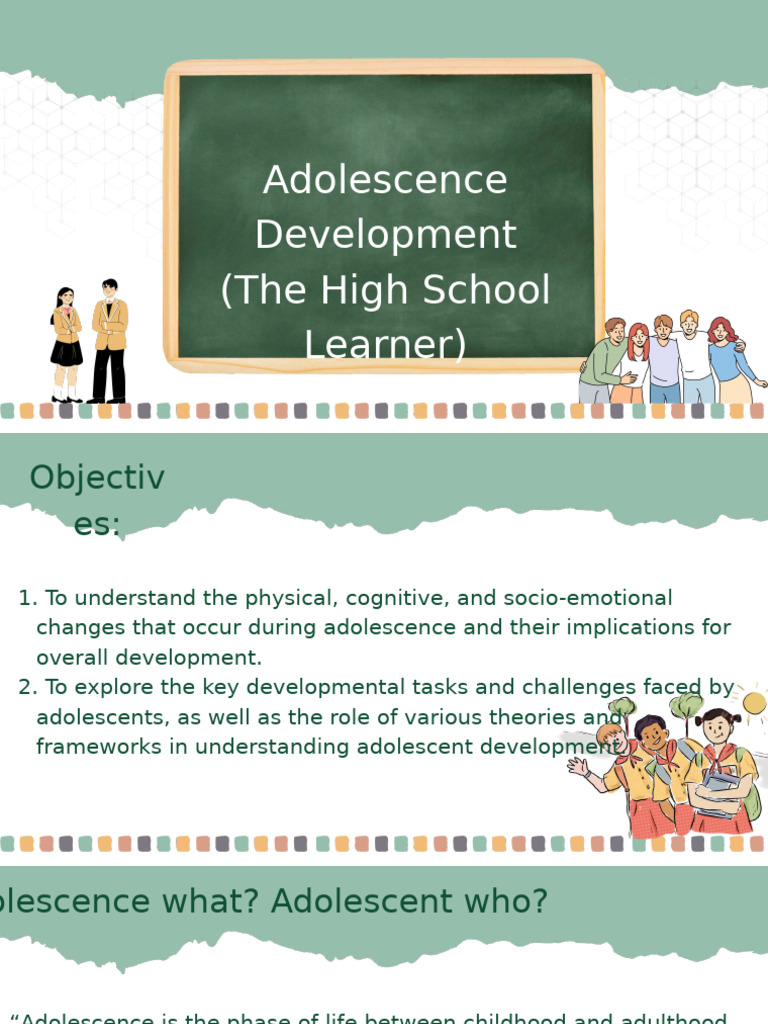 Adolescence-Development-The-High-School-Learner_F | PDF | Adolescence ...