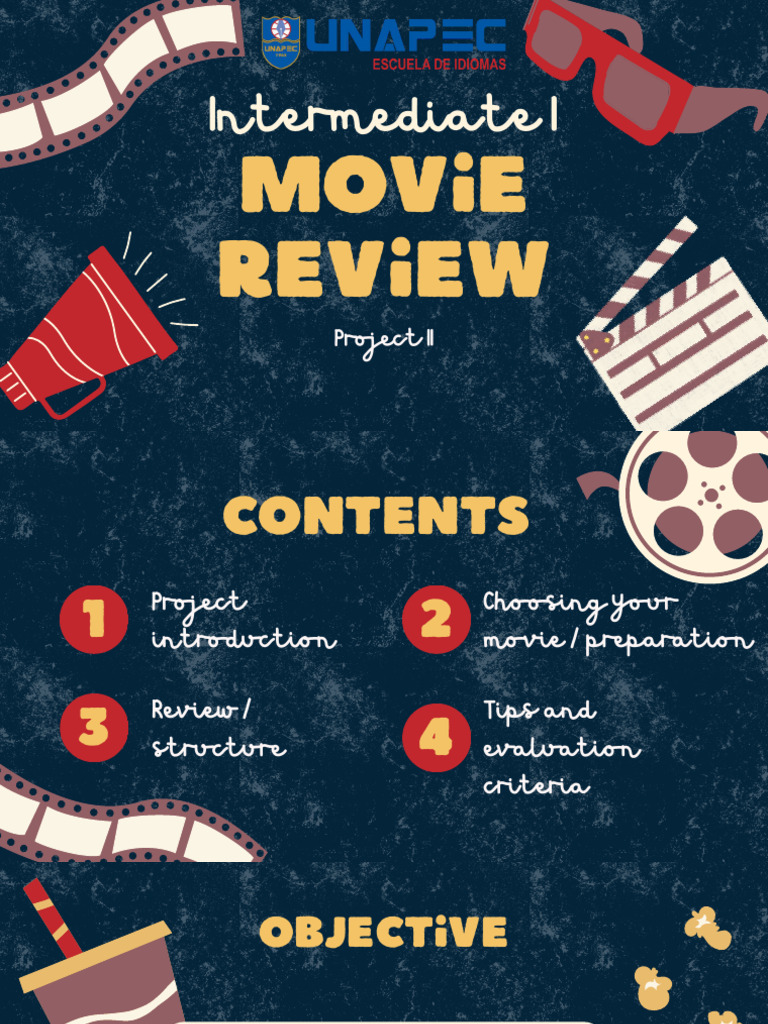 Int I - Proj II - Movie Review - Compressed | PDF | Vocabulary | Grammar