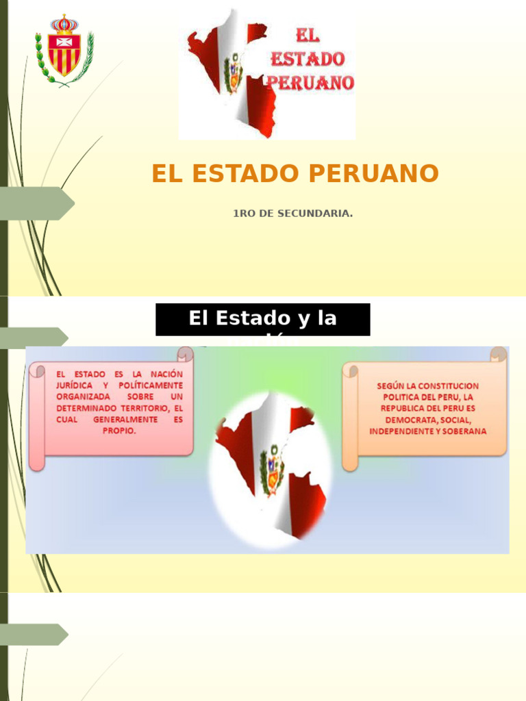 Elementos del Estado Peruano | PDF | Ciencias sociales | Derecho