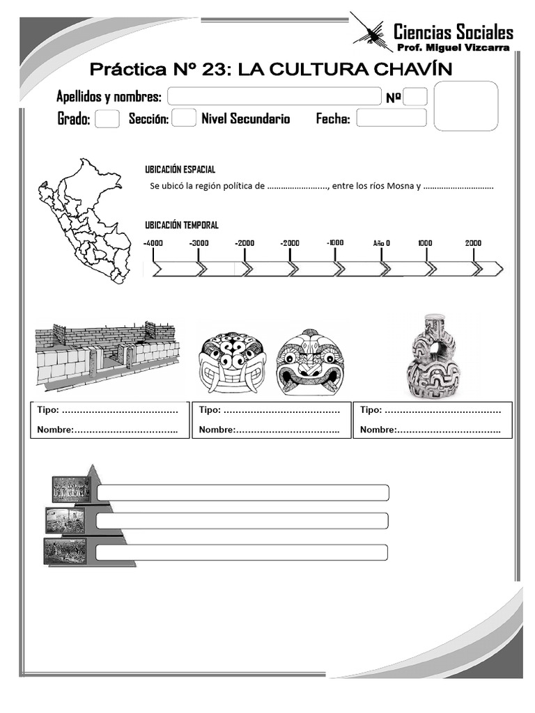 Práctica #22 - La Cultura Chavín | PDF | Historia