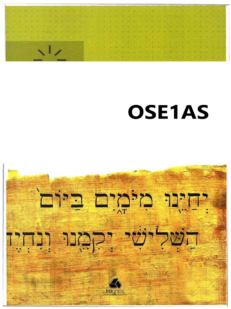 Oseas - El Amor de Dios en Acción - Hernandes Dias Lopes | PDF ...