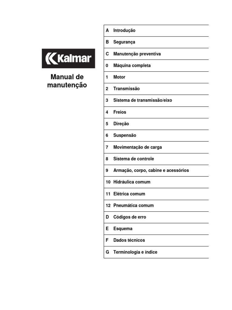 Kalmar Reacher Stacker Português | PDF | Válvula | Informação