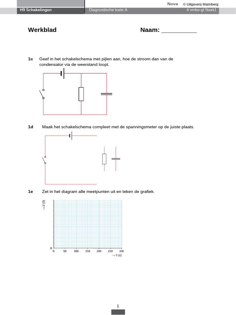 Nova Nask1 4gt H9 Diag-Toets Werkblad | PDF