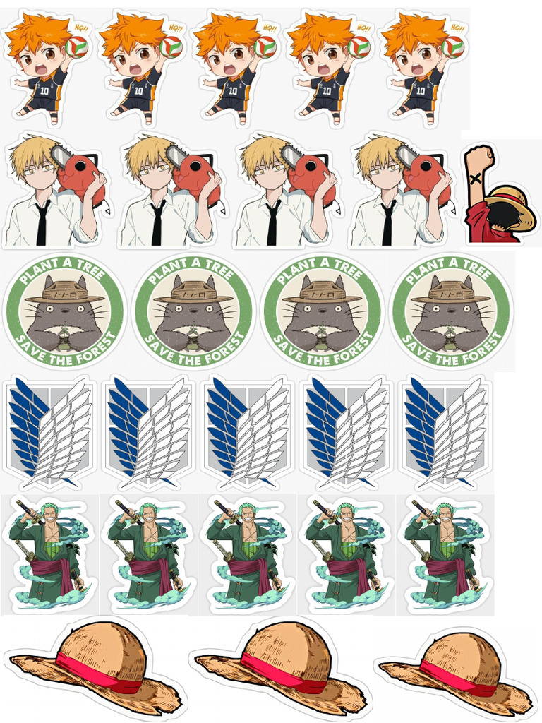 Stickers de Anime | PDF