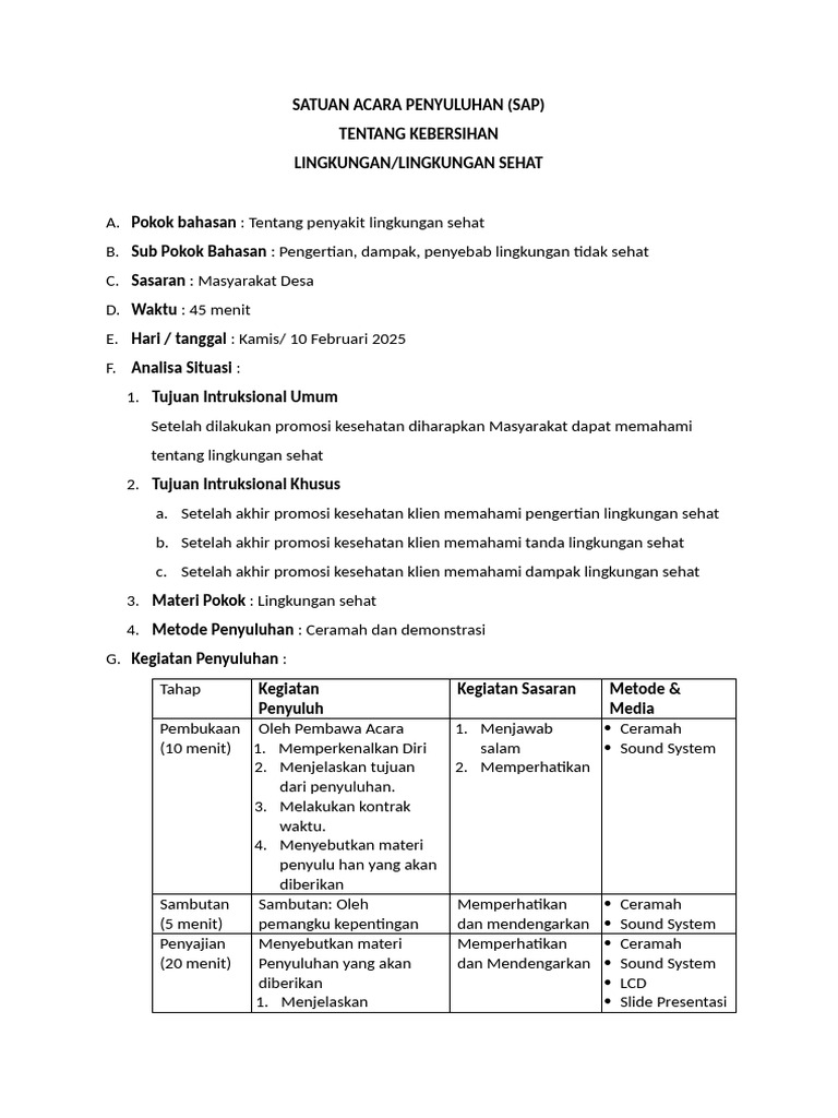 SAP Promkes Kelompok Khusus | PDF | Karier & Perkembangan | Seni