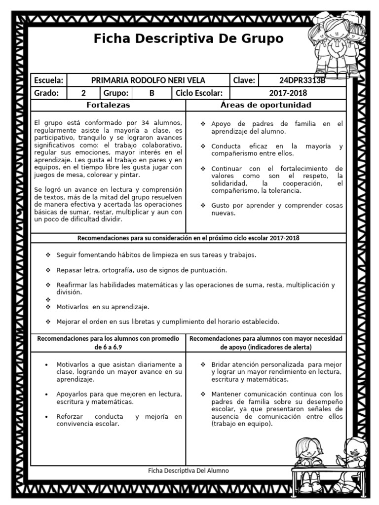 FICHA DEL GRUPO 2B | PDF | Comprensión lectora | Multiplicación