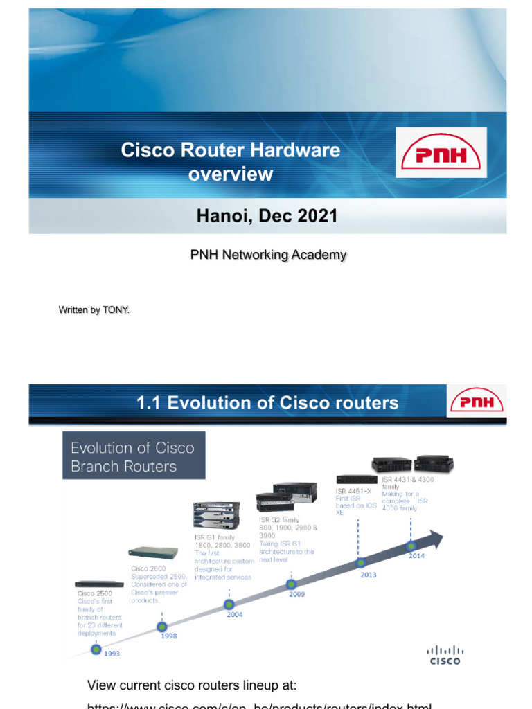 Cisco Router Hardware Guide | PDF