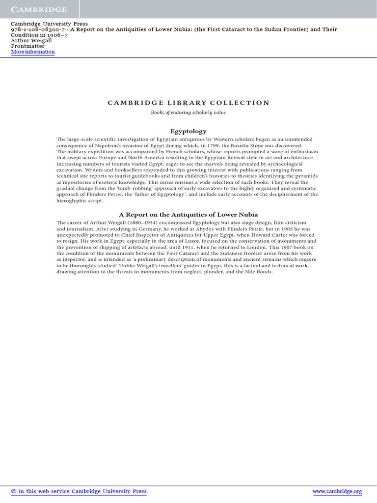 Weigall Antiquities | PDF | Egyptology | Ancient Egypt