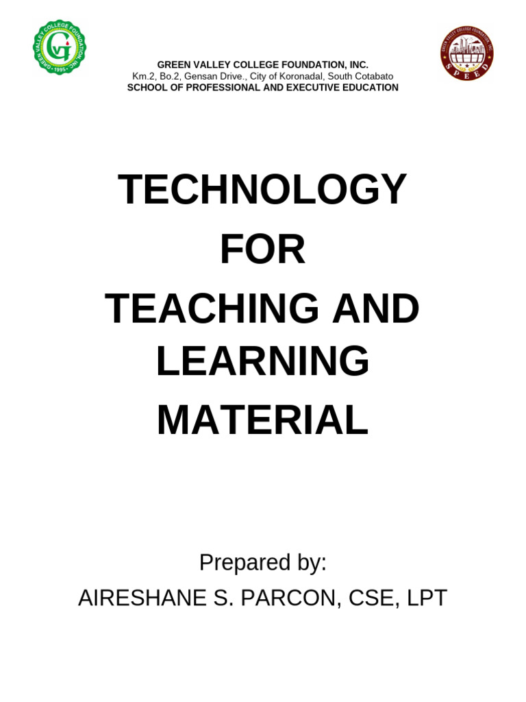 Ptc Lessons | PDF | Learning | Pedagogy
