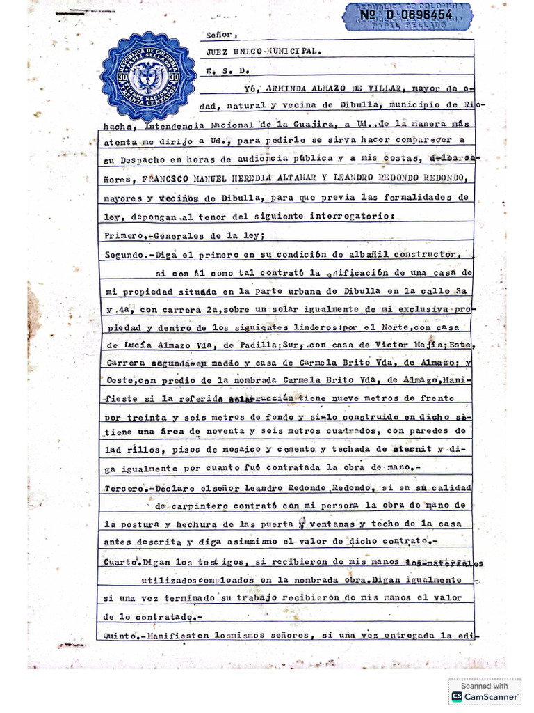 Escritura Predio 4 Manzana 6 | PDF