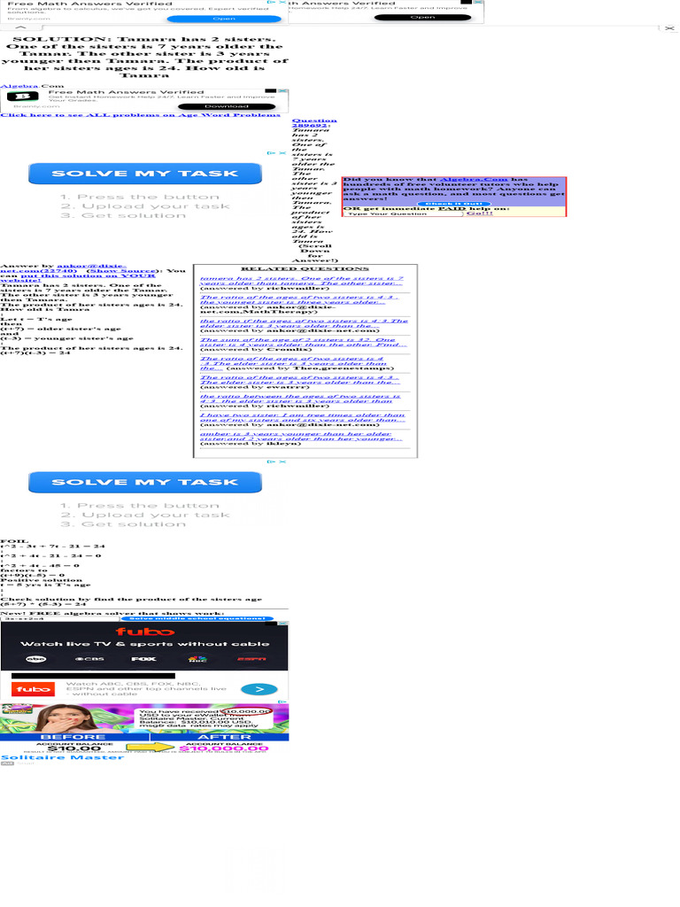 Free Math Help: Algebra Tutors Online | PDF | Television | Mathematics