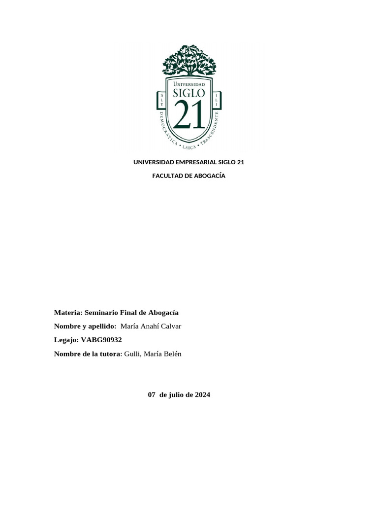 Nota a Fallo vulnerabilidad | PDF | Separación de poderes | Caso de ley