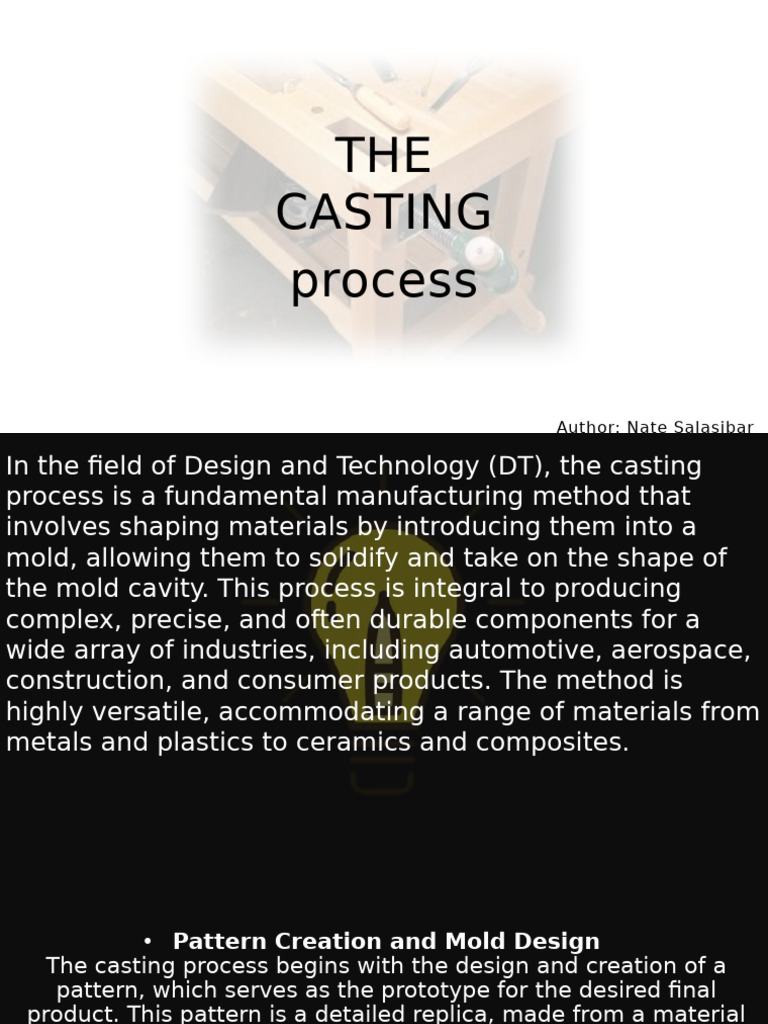 DT Casting Process | PDF | Materials | Building Materials