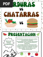 Comida Chatarra Vs Comida Saludable | PDF | Aceite de cocina | Alimentos