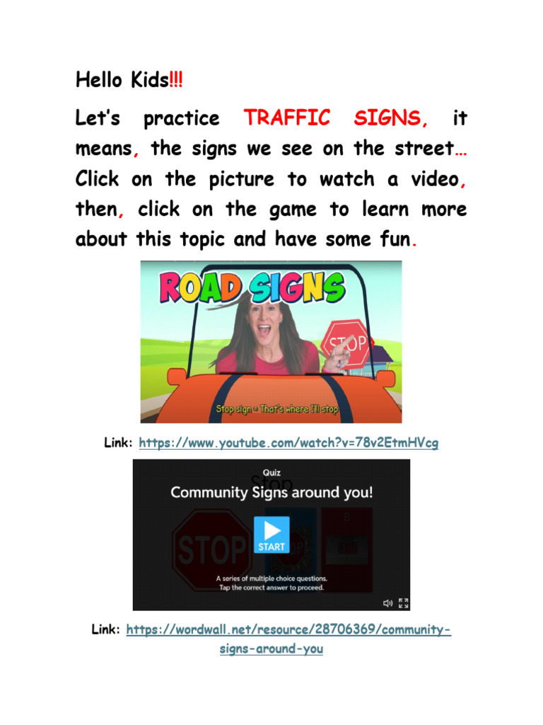 Traffic Signs - TR | PDF