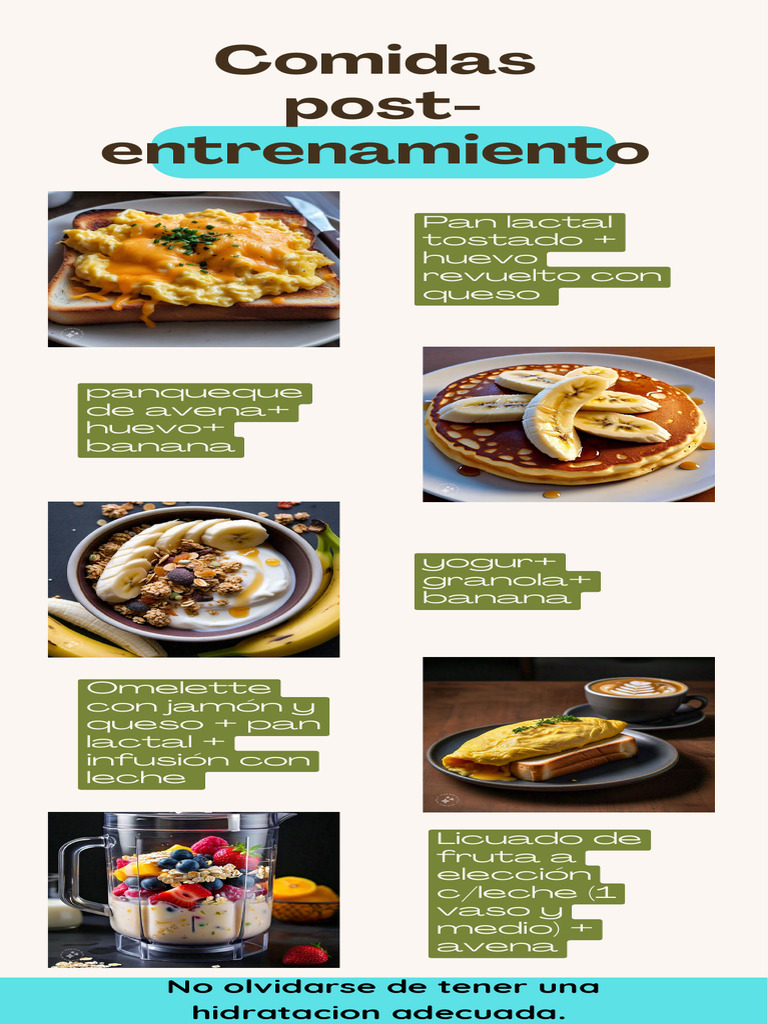 Infografía Comida Saludable Ilustrado Multicolor-1 | PDF