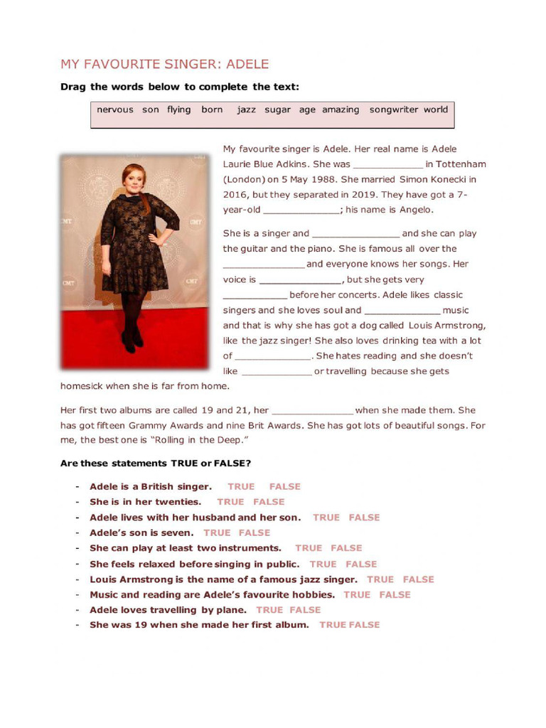 adele biography | PDF