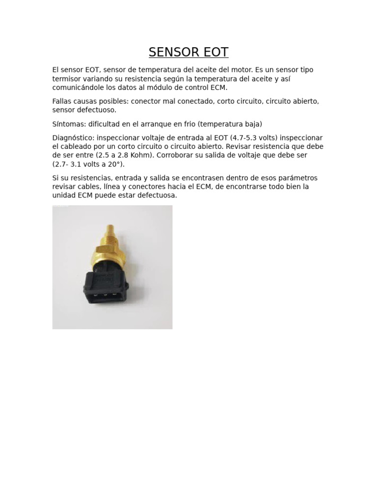 Sensor Eot | PDF