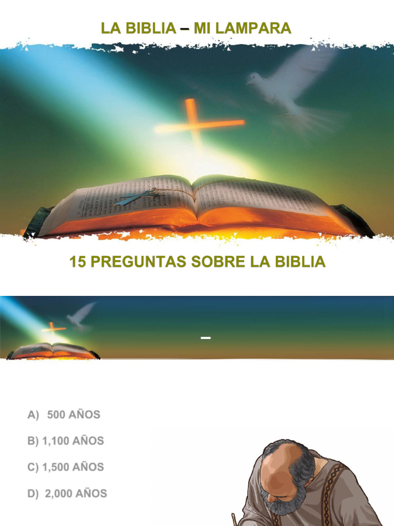 15 Preguntas Sobre La Biblia | PDF | Biblia | Judas Iscariote