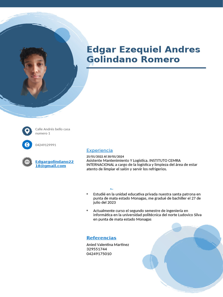 Edgar Ezequiel CV | PDF