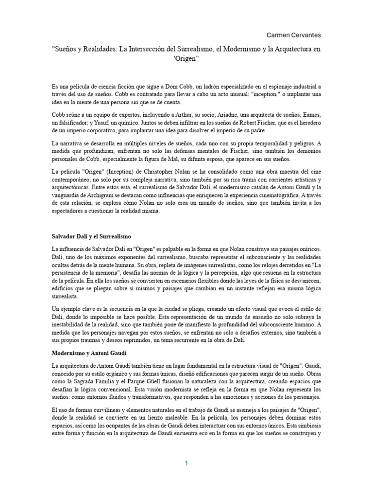 Sueños y Realidades FINALLLL | PDF