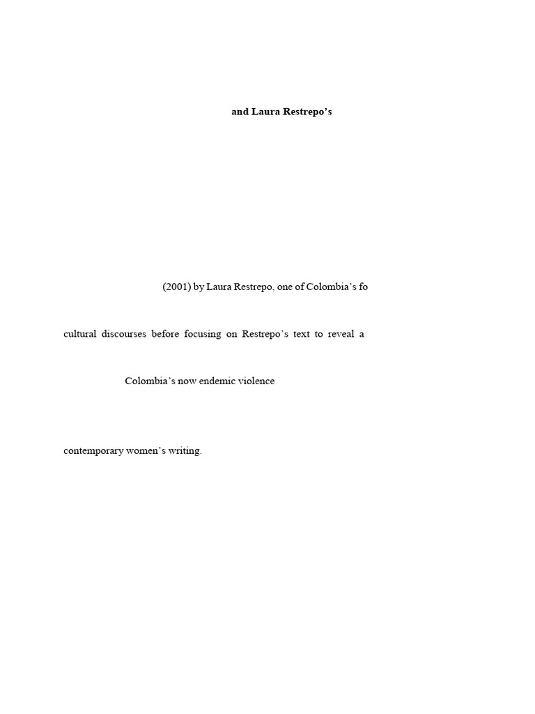 Averis - Writing Displacement Pre-Print Version | PDF | Colombia ...