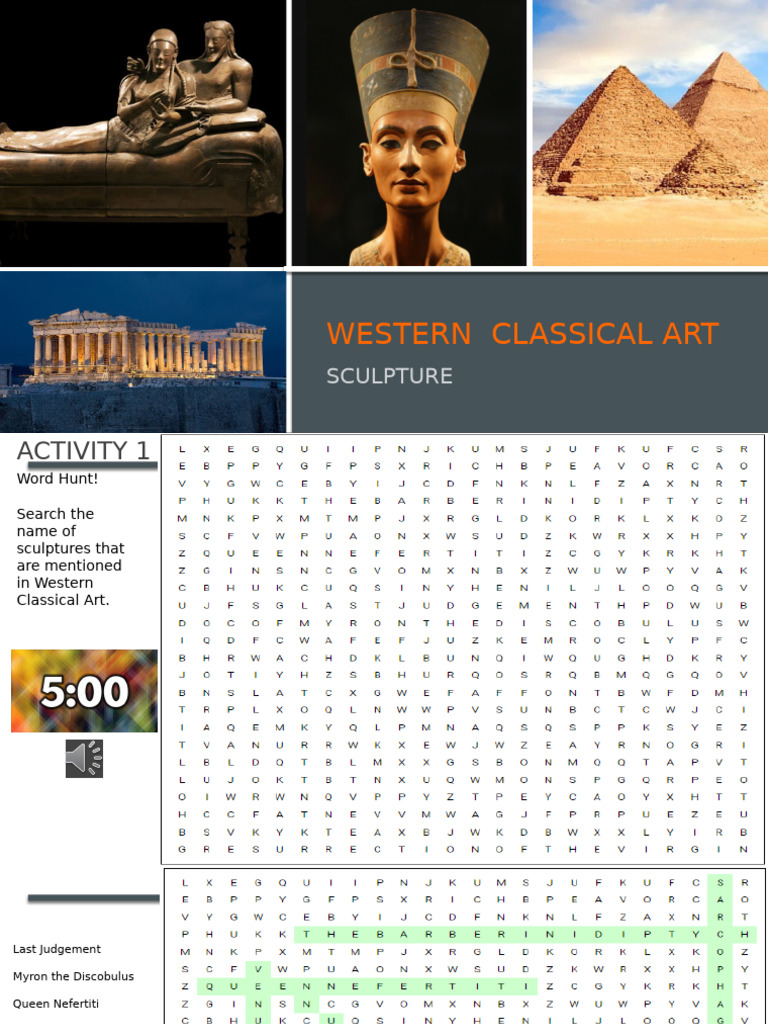 Western Classical Art Sculpture | PDF | Social Science | Classics
