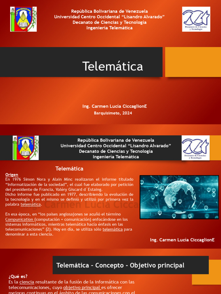 Unidad 4 - Telemática | PDF | Red de computadoras | Hardware de la computadora