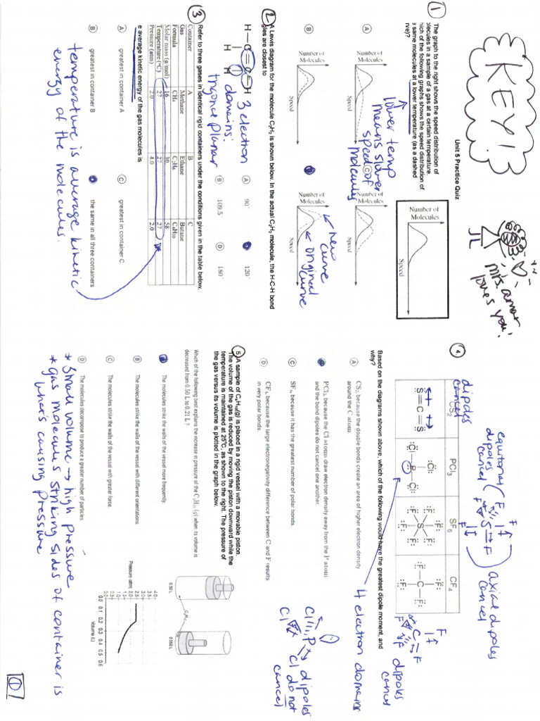 Unit 5 Practice Quiz KEY | PDF