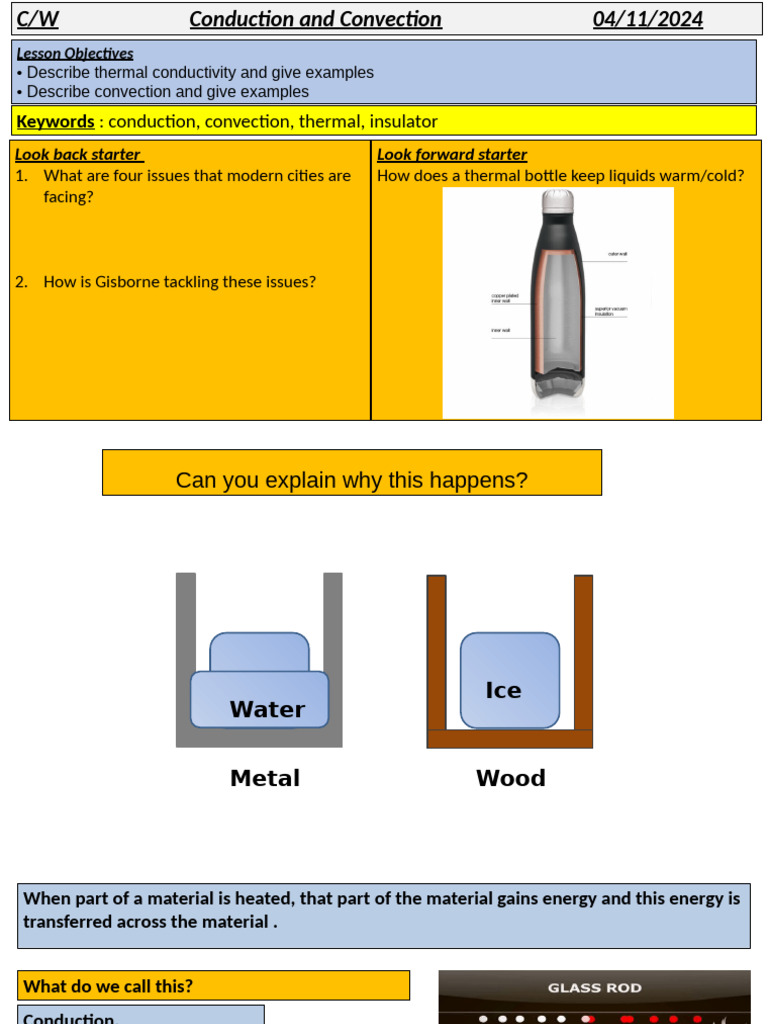 Conduction and Convection | PDF | Thermal Conduction | Thermal Insulation
