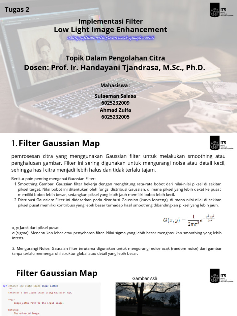 Tugas2 - Implementasi Filter | PDF