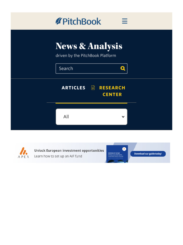 Deep Dive - Distressed Players See Opportunity As Restructuring Process ...