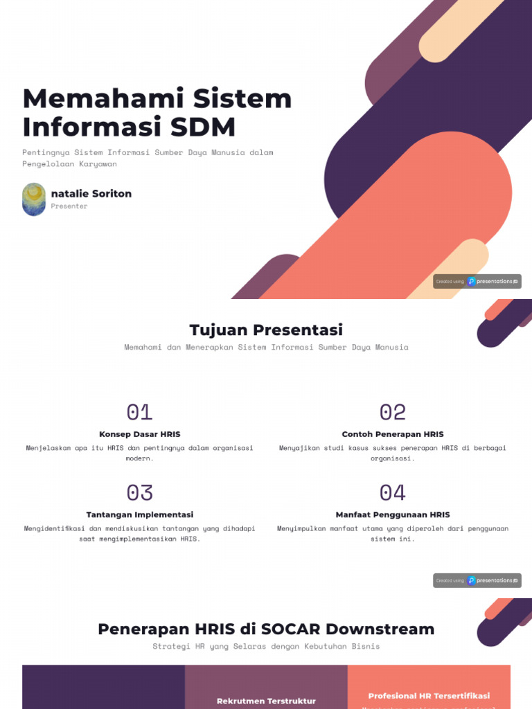 Pengertian Dan Penerapan Sistem Informasi Sumber Daya Manusia | PDF