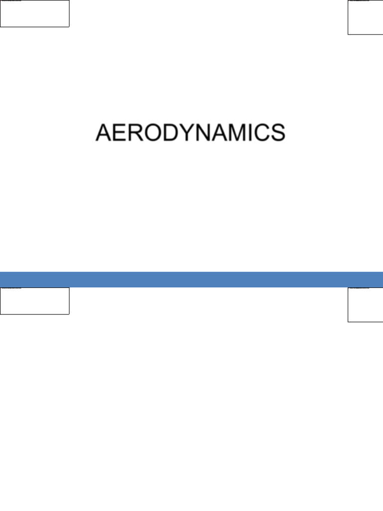 Mod 5 ND 1 Aerodynamics | PDF | Flight Control Surfaces | Drag (Physics)
