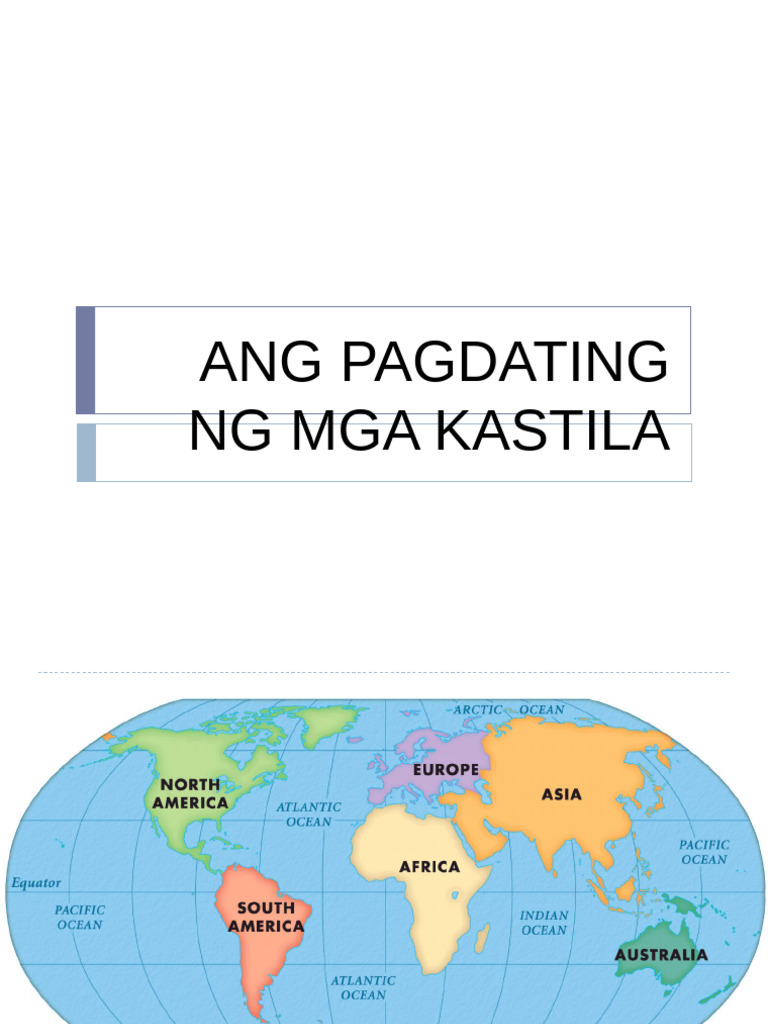 Pagdating NG Mga Kastila | PDF